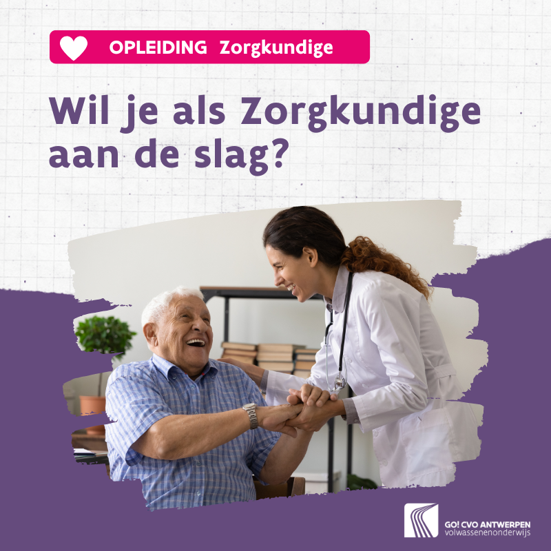 Start opleiding Zorgkundige in Willebroek in Willebroek - UiTinVlaanderen
