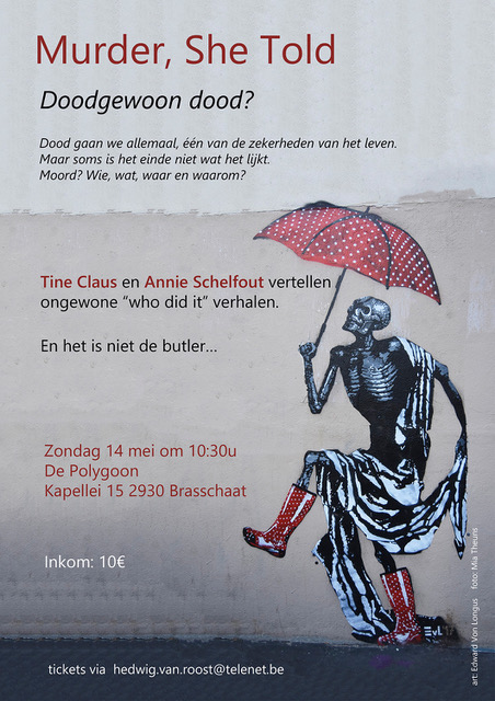 “Murder she told”, vertelling door Annie Schelfout & Tine Claus in ...
