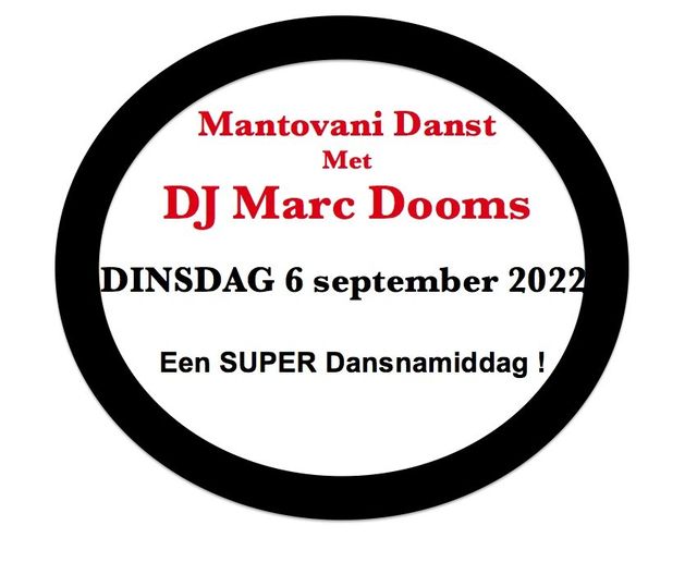 Mantovani Danst Met DJ Marc Dooms in Oudenaarde - UiTinVlaanderen
