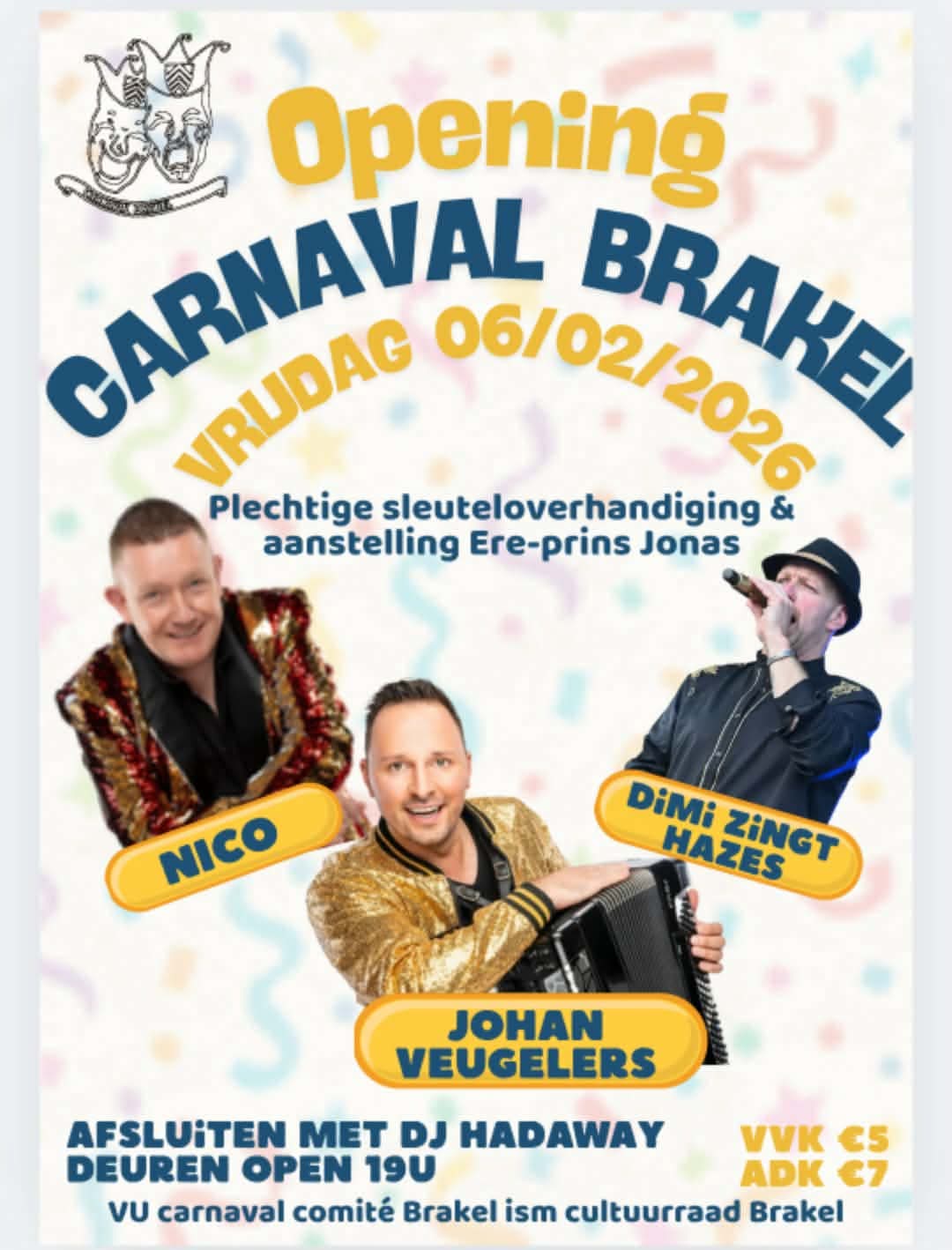 Opening carnaval Brakel 2026 in Brakel - UiTinVlaanderen