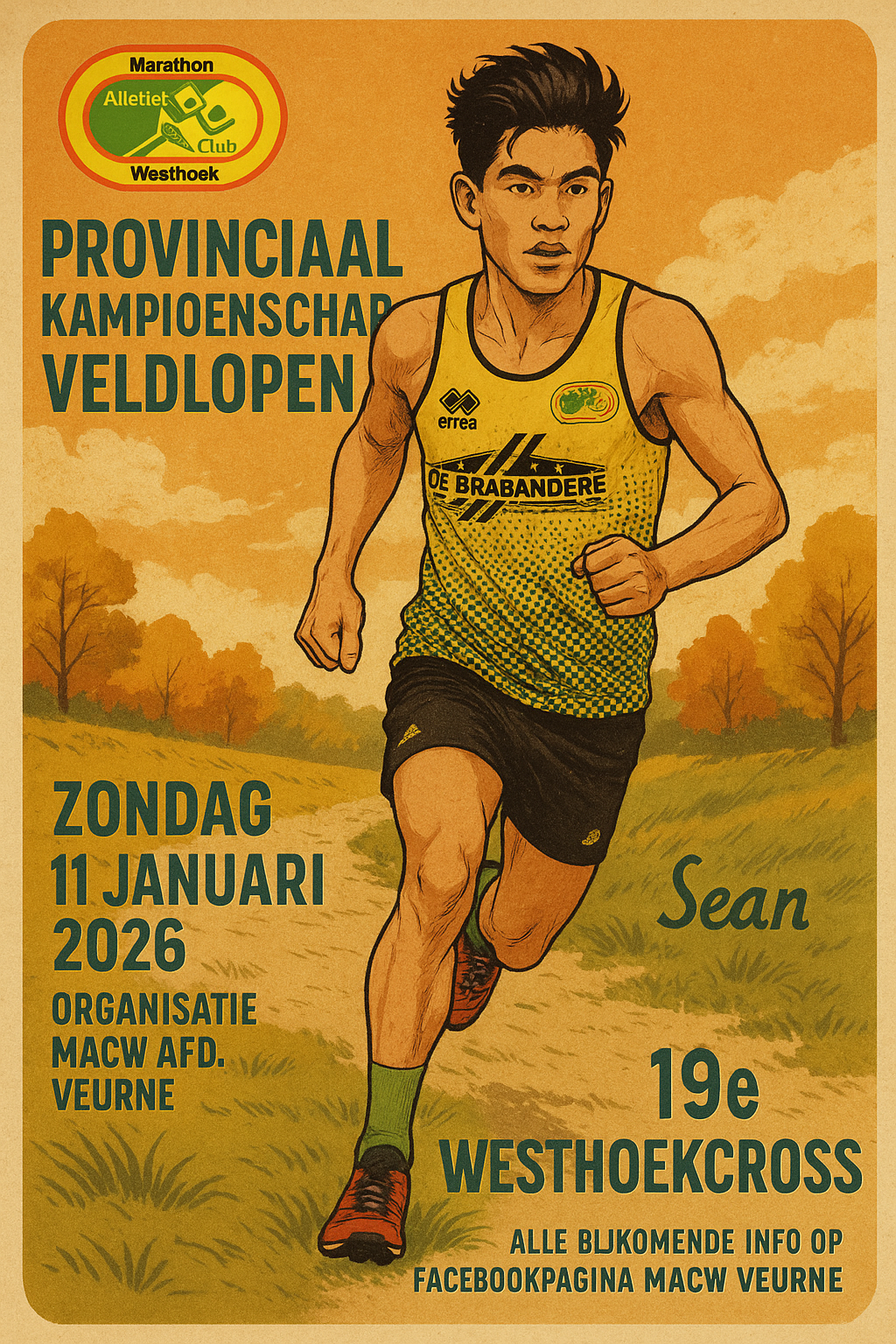 Provinciaal Kampioenschap Veldlopen WestVlaanderen in Veurne ...