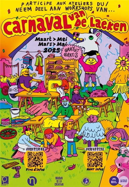 Carnaval: Het Grootste Hoofd Van Laken in Laken - UiTinVlaanderen