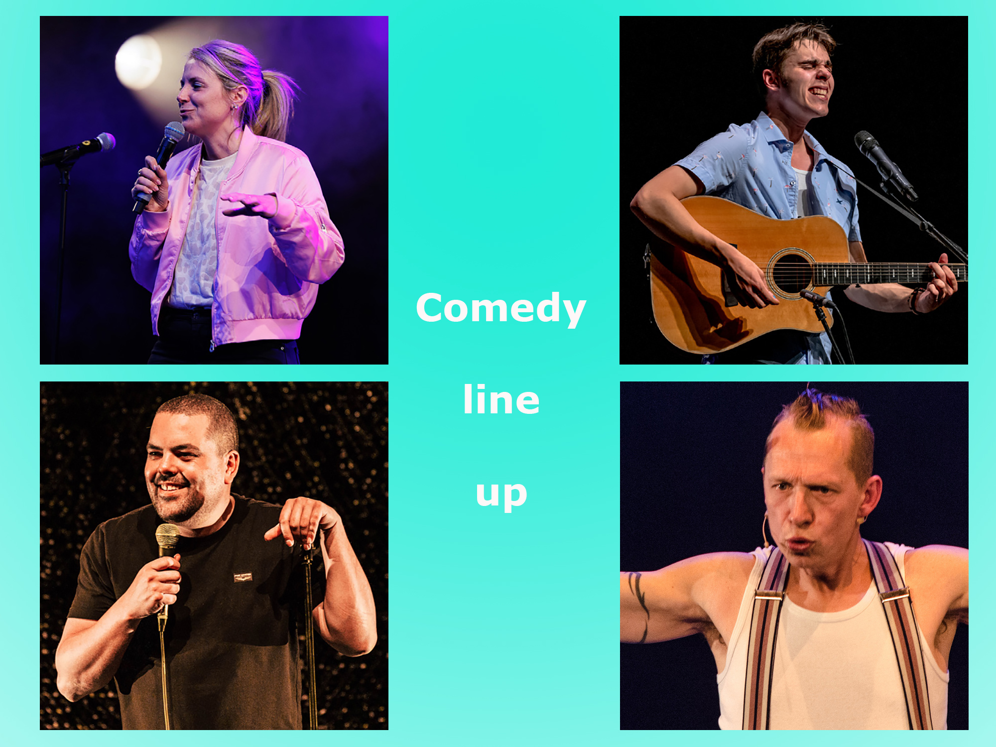 Comedy Line up | Mc Roosje Pertz, Warre Verlinden, Yannick Noben, Joost ...