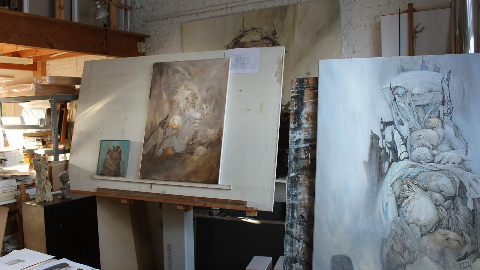 Atelier in beeld: Jef Bertels in Gingelom - UiTinVlaanderen